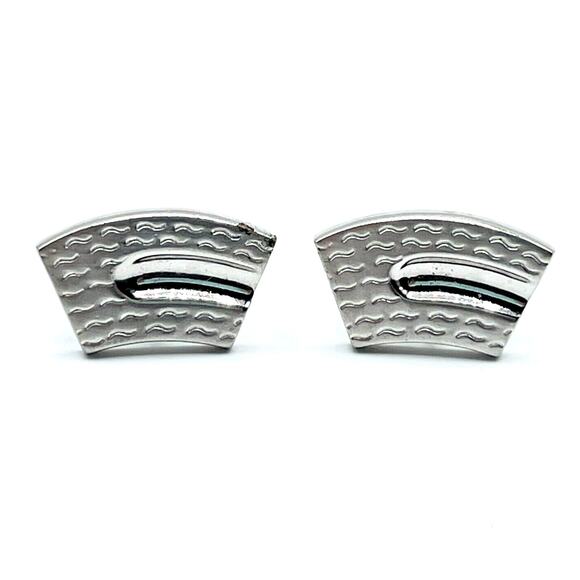 Anson | Accessories | Vintage Anson Silver Tone Brushed Finish ...